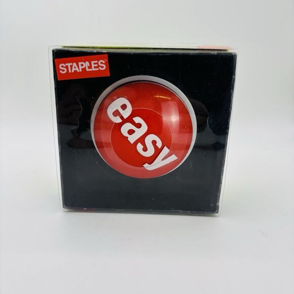 Staples | Office | Vintage Staples That Was Easy Red Button Tested ...
